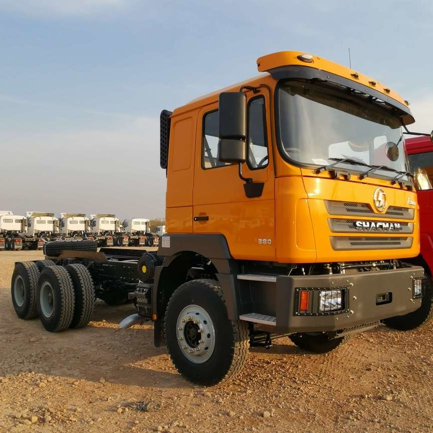 빨간색 SHACMAN F3000 375HP 유로 V 6 휠 트랙터 헤드 4x2 WEICHAI 엔진